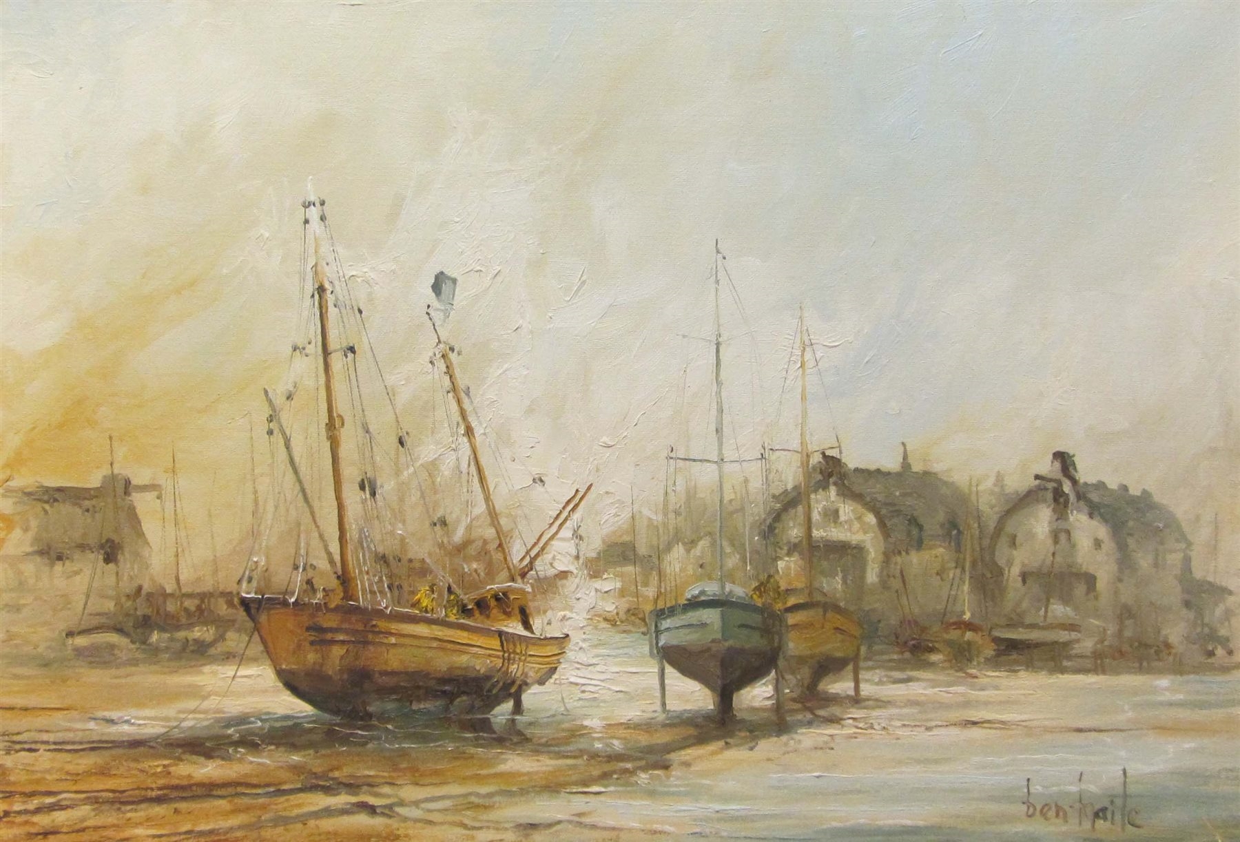 Ben Maile | 'The Old Boatyard' (1978) | MutualArt