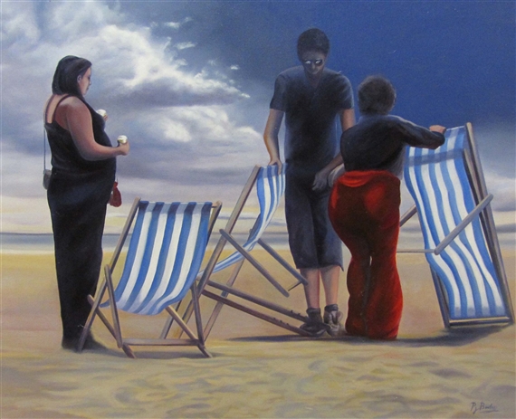 Peter J. Bailey | 'This'll Do' - Deckchairs on the Beach Scarborough ...
