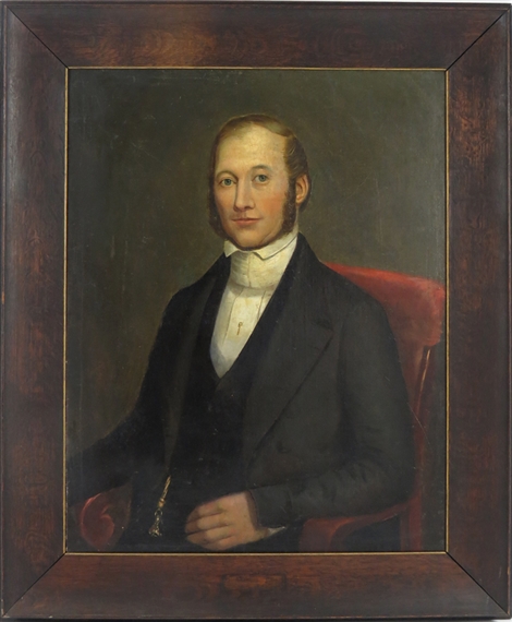 Nicholas Biddell Kittell | portrait of seated gentleman (1840) | MutualArt