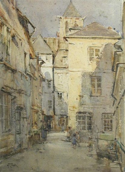 Arthur Reginald Smith | Sunset glow - View of Cahors | MutualArt