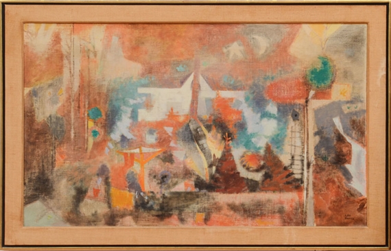 Lee Gatch | DISHEVELED GARDEN (1943) | MutualArt