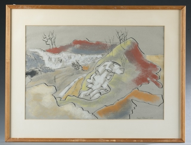 Amalie Rothschild | Abstract quarry landscape (1954) | MutualArt