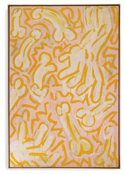 Keith Haring | LILY OVERSTREET (MALE) (1986) | MutualArt