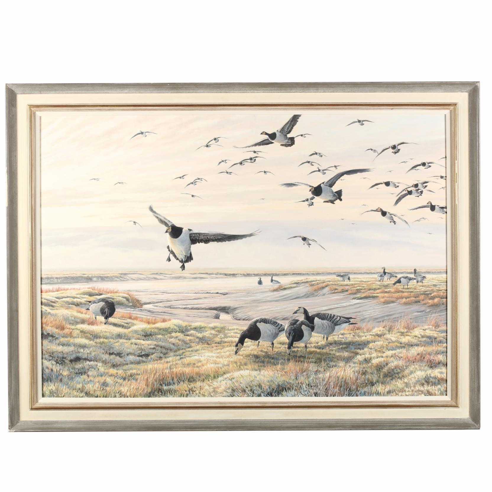 Martin Ridley | Incoming Barnacle Geese | MutualArt