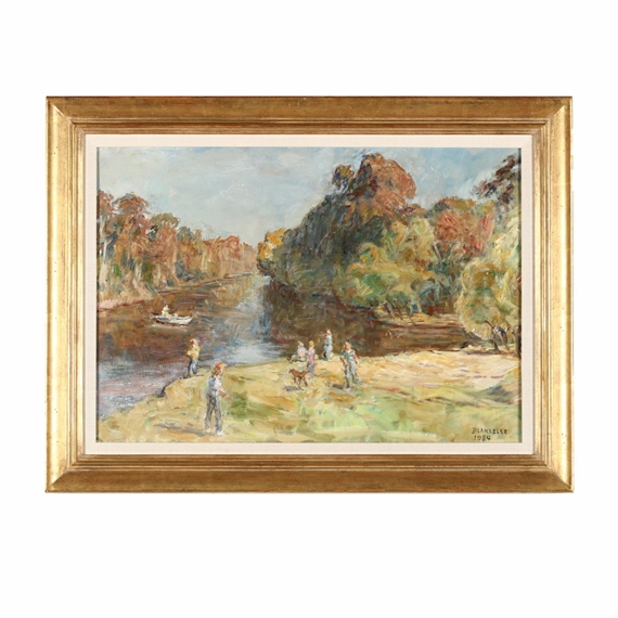 Sarah Blakeslee | Along the Tar River (1984) | MutualArt