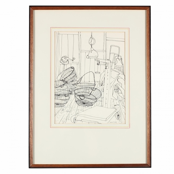 Claude Flynn Howell | Fish House (1955) | MutualArt