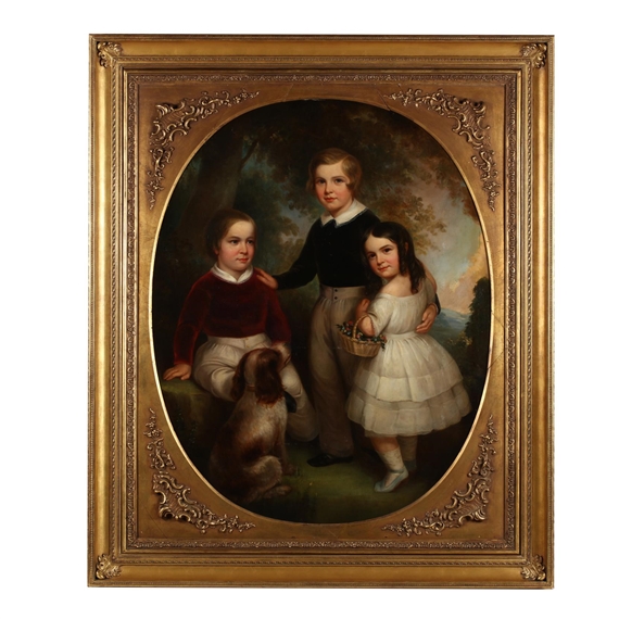 Jane Cooper Sully Darley | Portrait of Three Children | MutualArt