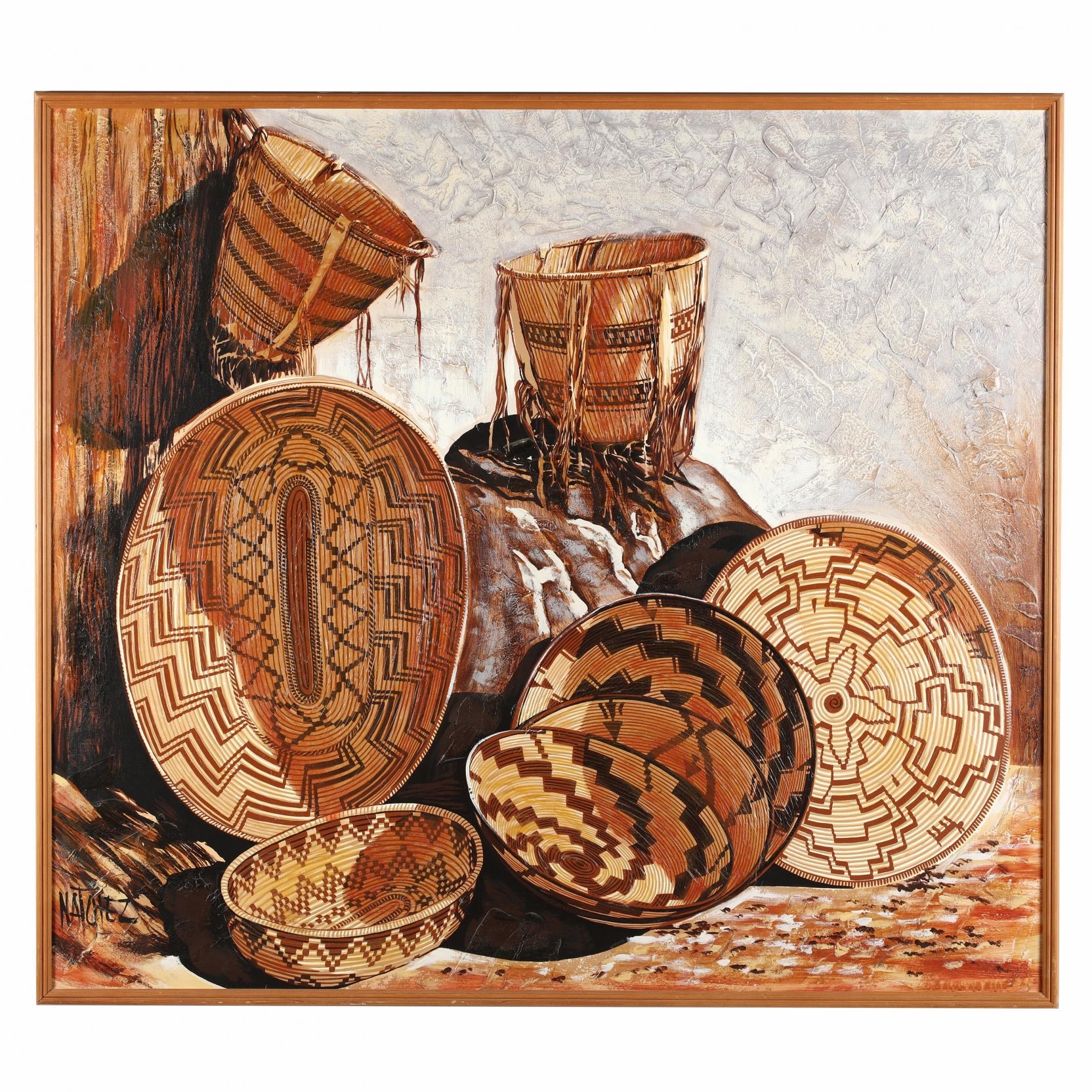 Stan Natchez | Still Life with Shoshone Baskets | MutualArt
