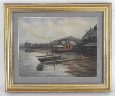 Henry Crowther | The Runcorn Ferry Slip, Baths and Parish Church (1915 ...