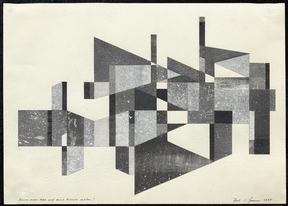 Robert S. Gessner | Kann man das auf eine Mauer malen? (1955) | MutualArt