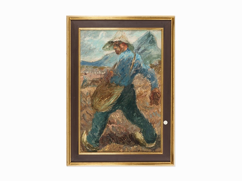 Jacques Chapiro | Woman with an Umbrella (1938) | MutualArt