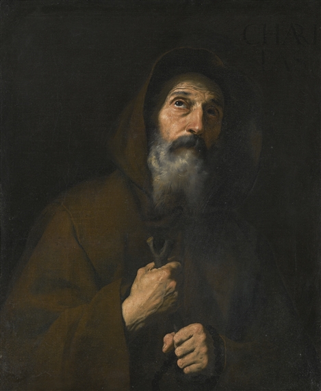 Jusepe de Ribera | ST FRANCIS OF PAOLA | MutualArt