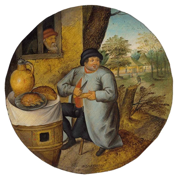 Pieter Brueghel the Younger | A Flemish Proverb: ‘The man who cuts wood ...