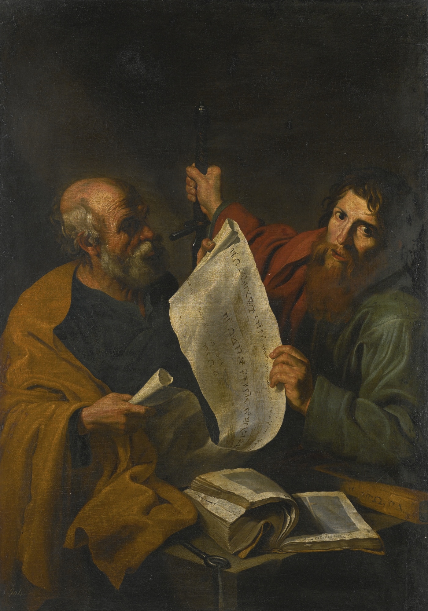 Jusepe de Ribera | SAINT PETER AND SAINT PAUL | MutualArt
