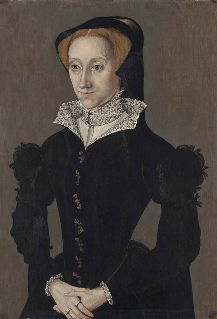 Anglo-Flemish School, 16th Century | Portrait of a lady, three-quarter ...