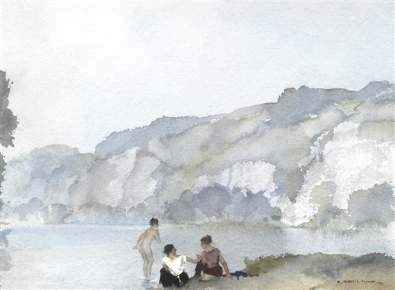 William Russell Flint | Bathing | MutualArt