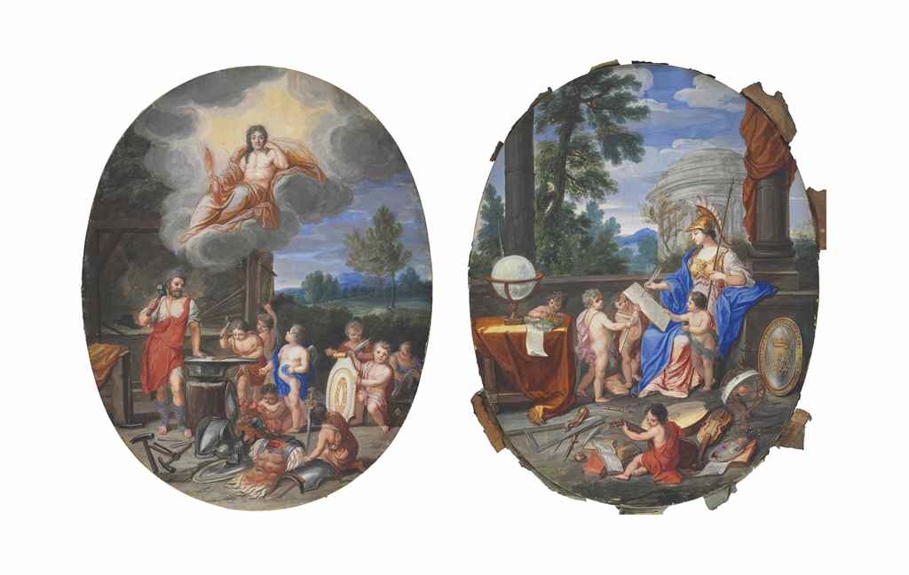 French School, 17th Century | Vulcan's forge with King Louis XIV as ...