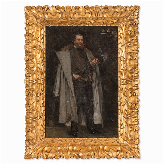 Max Koner | Portrait of a Man (1882) | MutualArt