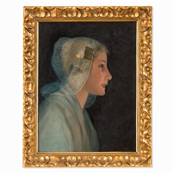 Theodor Grust | Candlelight Reflection (1890) | MutualArt