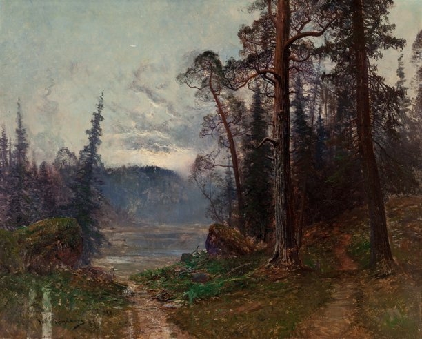 Johan Kindborg | Path to the Water (1889) | MutualArt