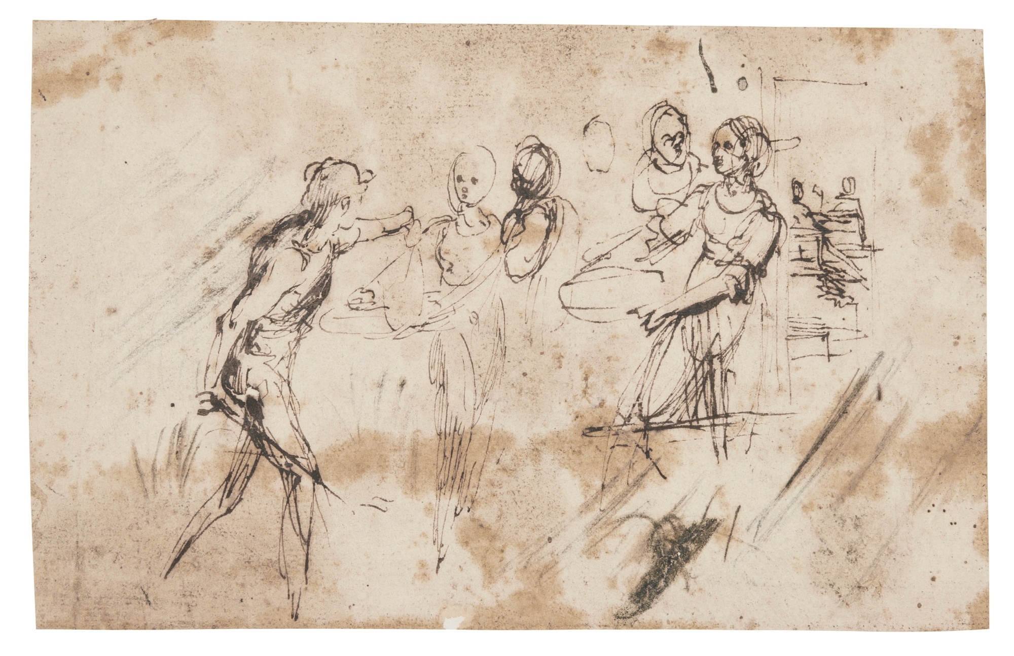 Roman School, 17th Century | THE EXECUTION OF ST JOHN THE BAPTIST ...