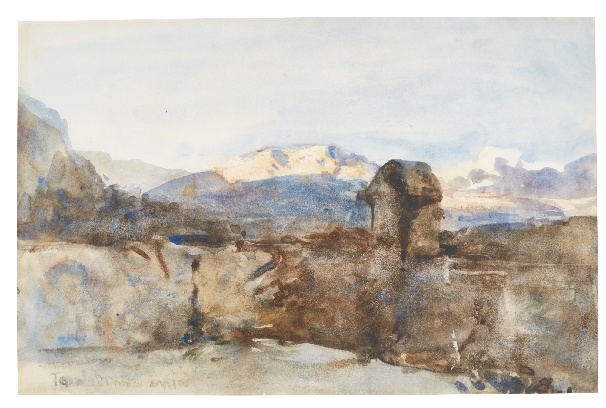 William James Muller | DAWN AT PINARA, LYCIA | MutualArt
