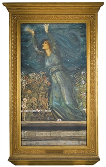 Edward Burne-Jones | IF HOPE WERE NOT, HEART SHOULD BREAK | MutualArt