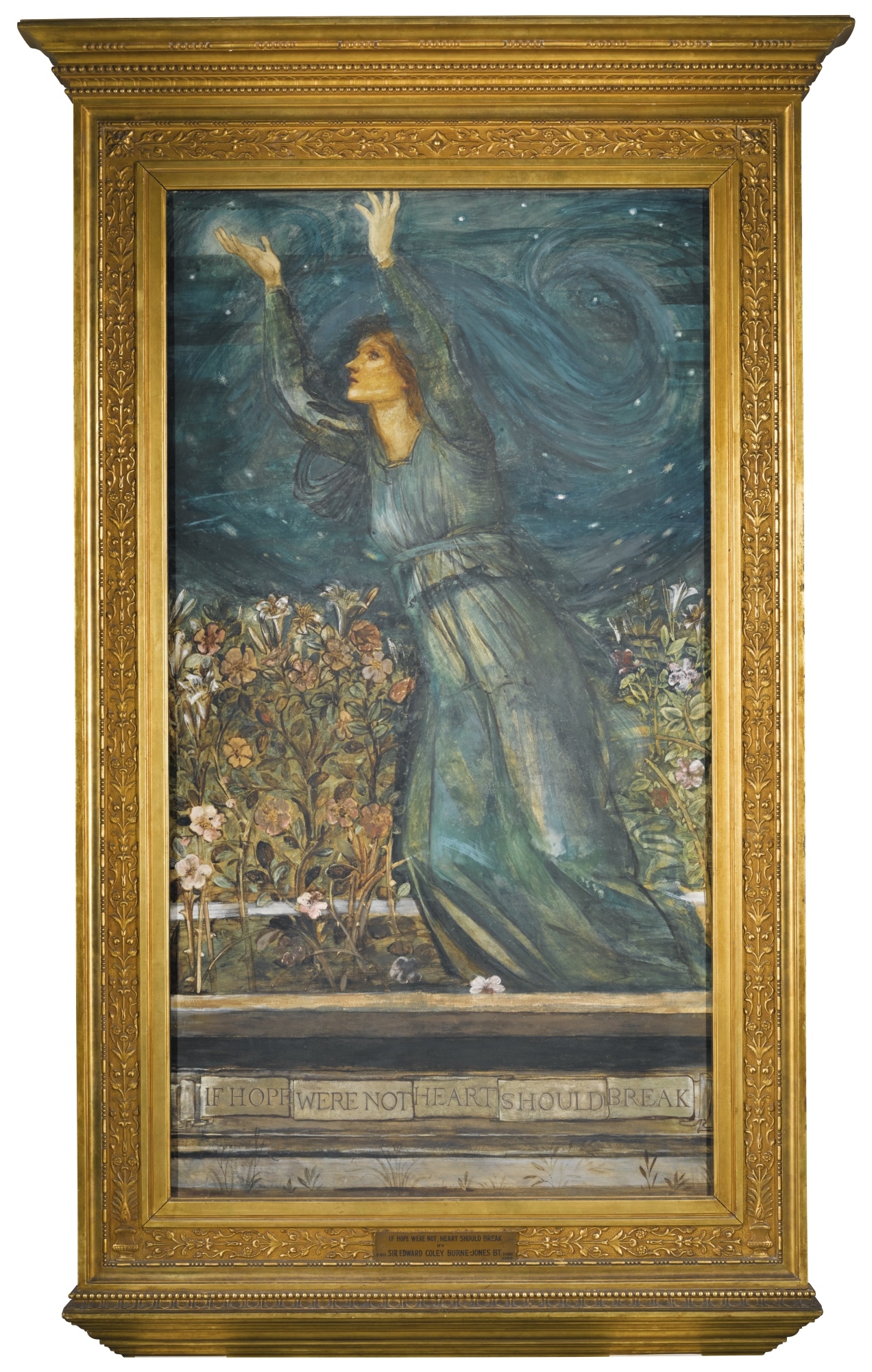 Edward Burne-Jones | IF HOPE WERE NOT, HEART SHOULD BREAK | MutualArt