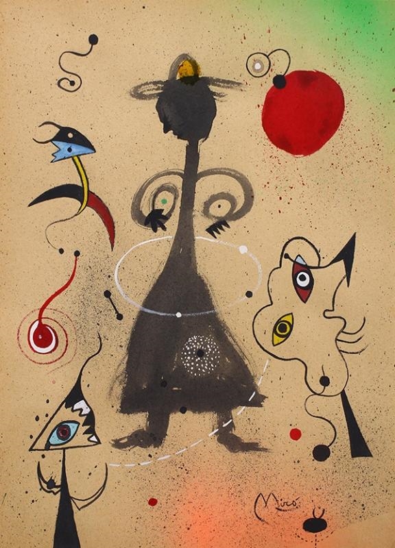 Joan Miró | Attrib. Joan Miro Drawing | MutualArt