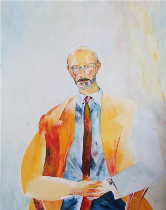 John Bellany | Portrait of Richard Morphet (1985) | MutualArt