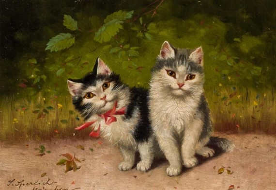 Sophie Sperlich | Two Kittens | MutualArt