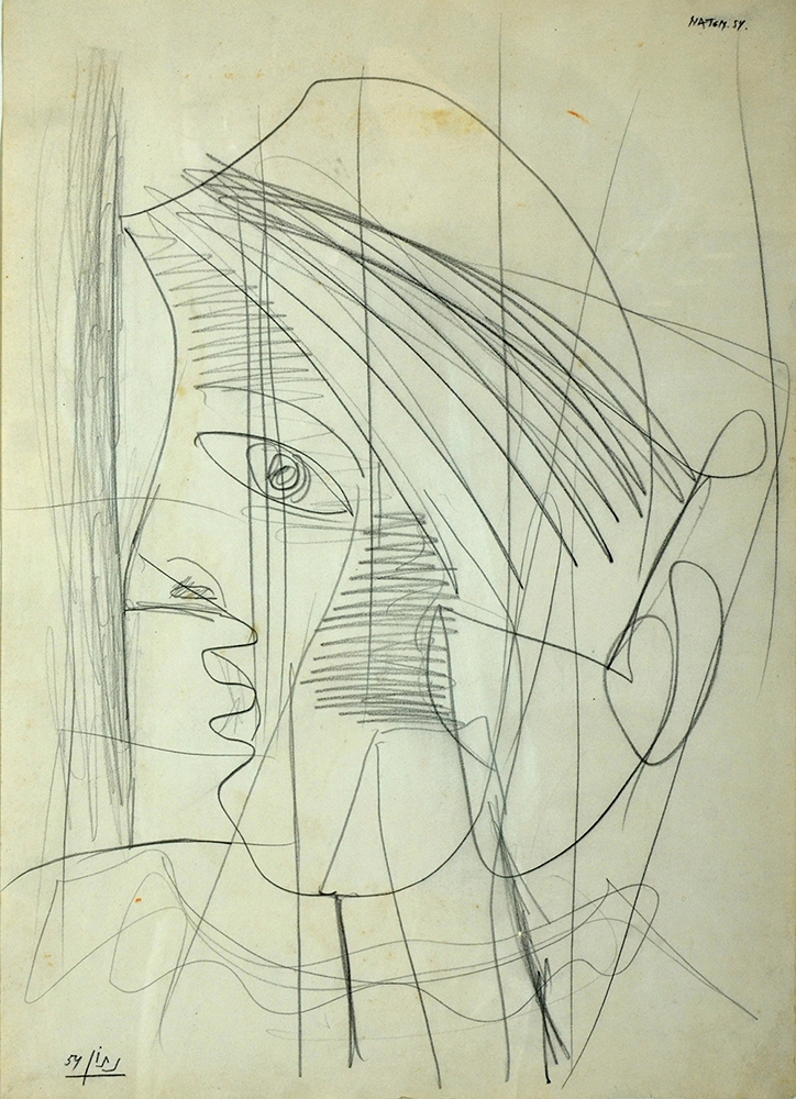 Avraham Naton | Head (1959) | MutualArt