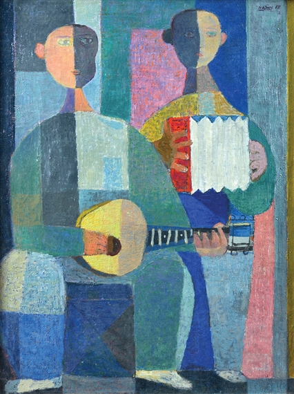 Avraham Naton | Musicians (1965) | MutualArt