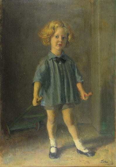 Augustus Edwin John | Portrait of Fabian de Castro, El Gyptano | MutualArt