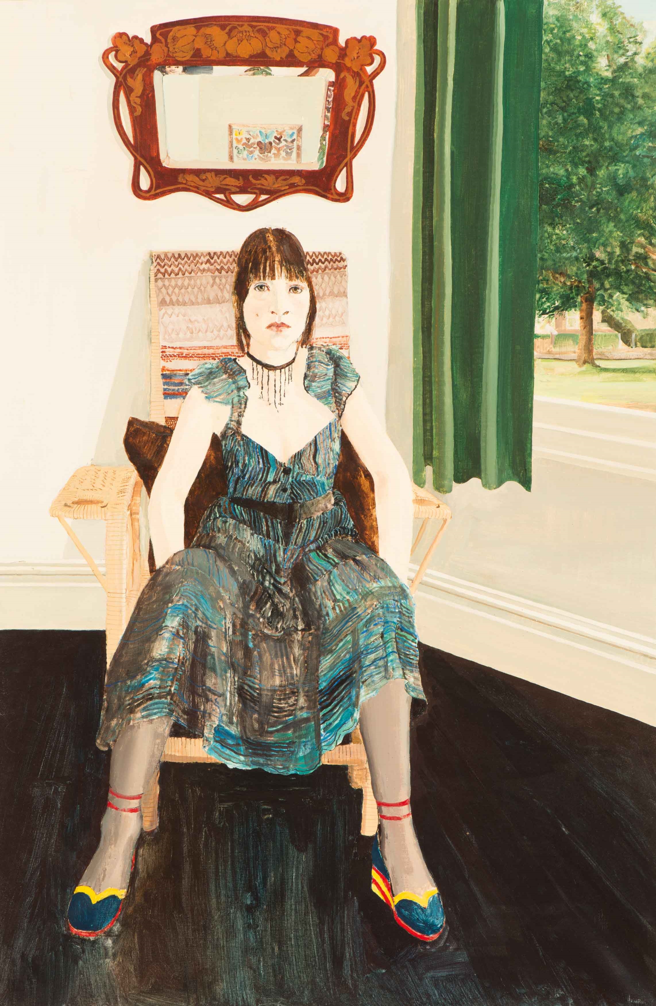 David Remfry | Seated woman (Circa 1979) | MutualArt