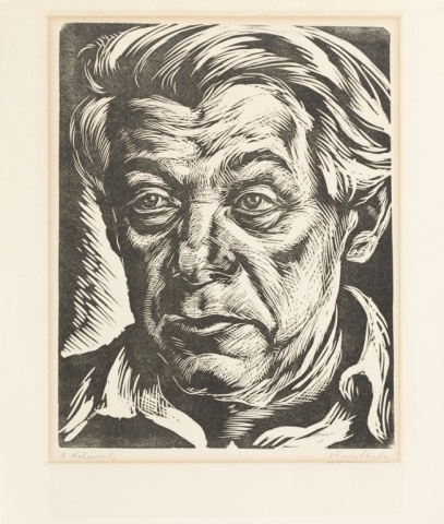 Isac Friedlander | 2 Works: Portrait of Abraham Walkowitz, Portrait of ...