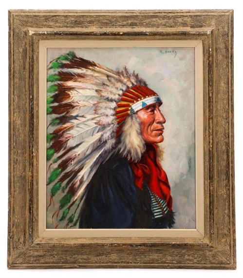 Richard Goetz | Portrait Of Iron Tail | MutualArt