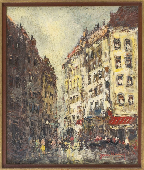 Jean Rémy | Parisian street scene | MutualArt
