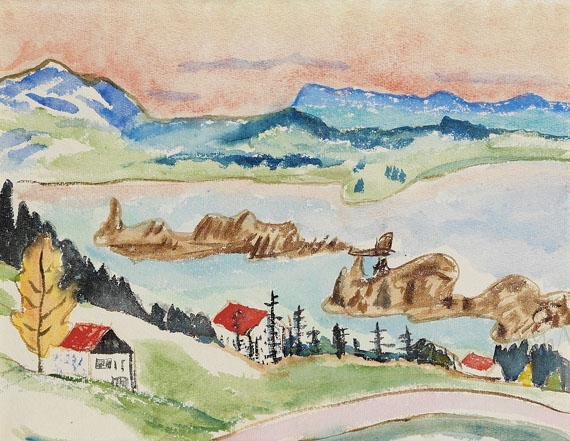 Gabriele Münter | Blick Auf Den Staffelsee (1932) | MutualArt