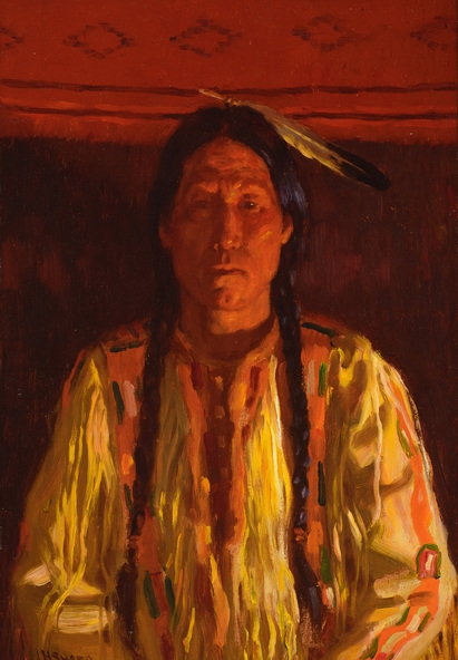 Joseph Henry Sharp | Chief Little Wolf, Cheyenne | MutualArt