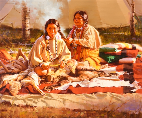 Stan Davis | The Warm Light of Happiness (1994) | MutualArt