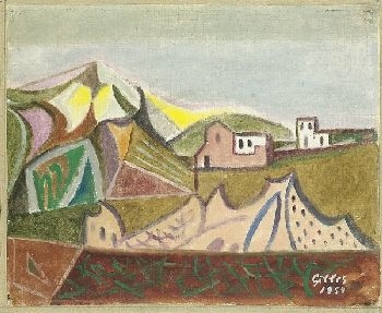 Werner Gilles | Landschaft auf Ischia (1954) | MutualArt