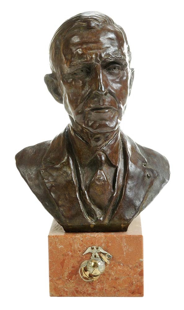 Felix George Weihs de Weldon | Portrait Bust of an Admiral (1951 ...