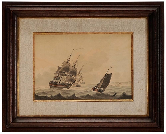 Samuel Atkins | Boats off the Coast | MutualArt