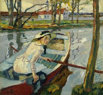 Leo Putz | Strassenscene | MutualArt