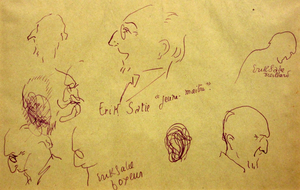 Robert Caby | Caricatures of Erik Satie | MutualArt
