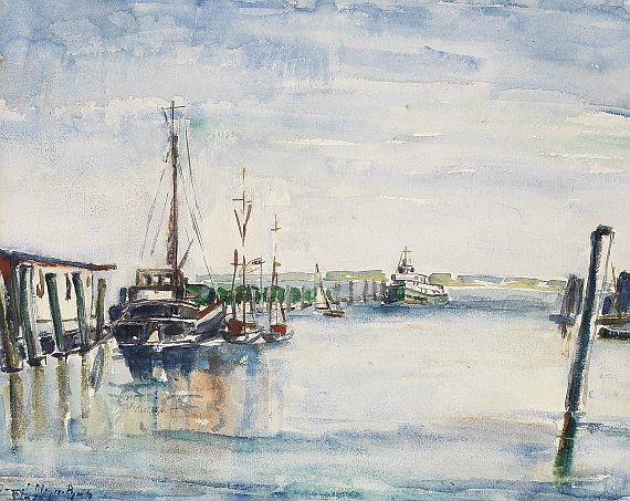 Immanuel Meyer-Pyritz | Boote im Hafen | MutualArt
