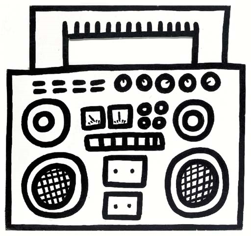Keith Haring | Untitled (Boombox) (1984) | MutualArt