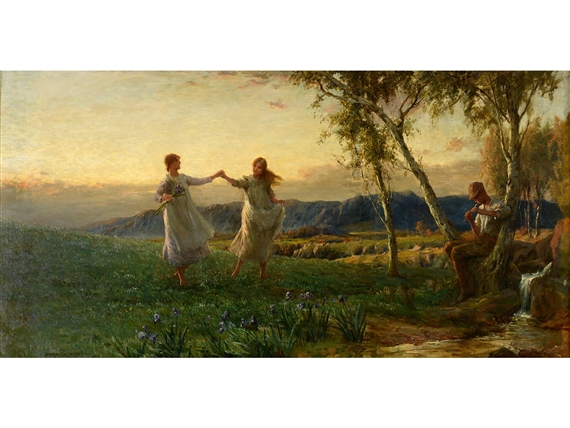 George Faulkner Wetherbee | THE SHEPHERD PIPER | MutualArt