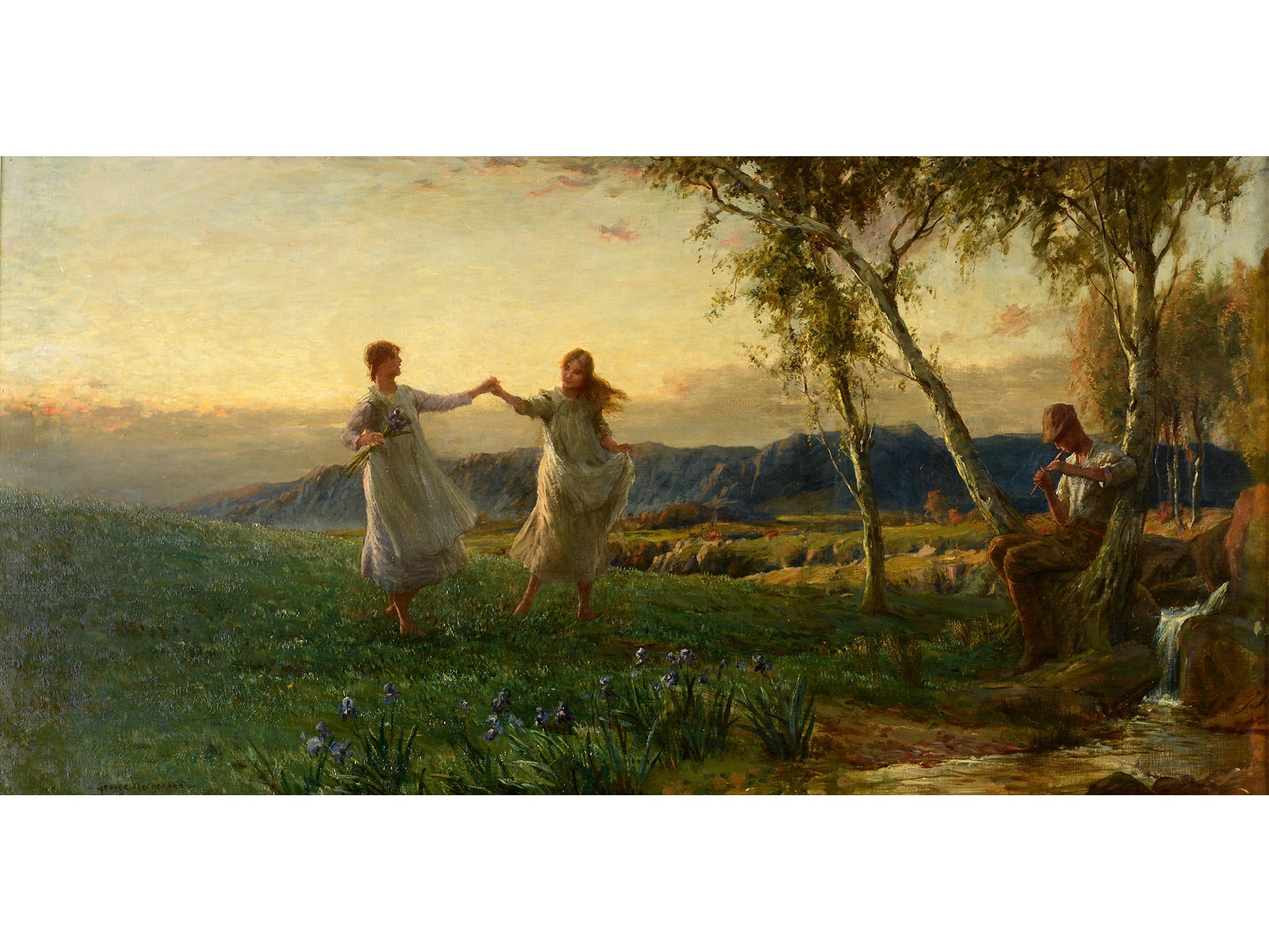 George Faulkner Wetherbee | THE SHEPHERD PIPER | MutualArt